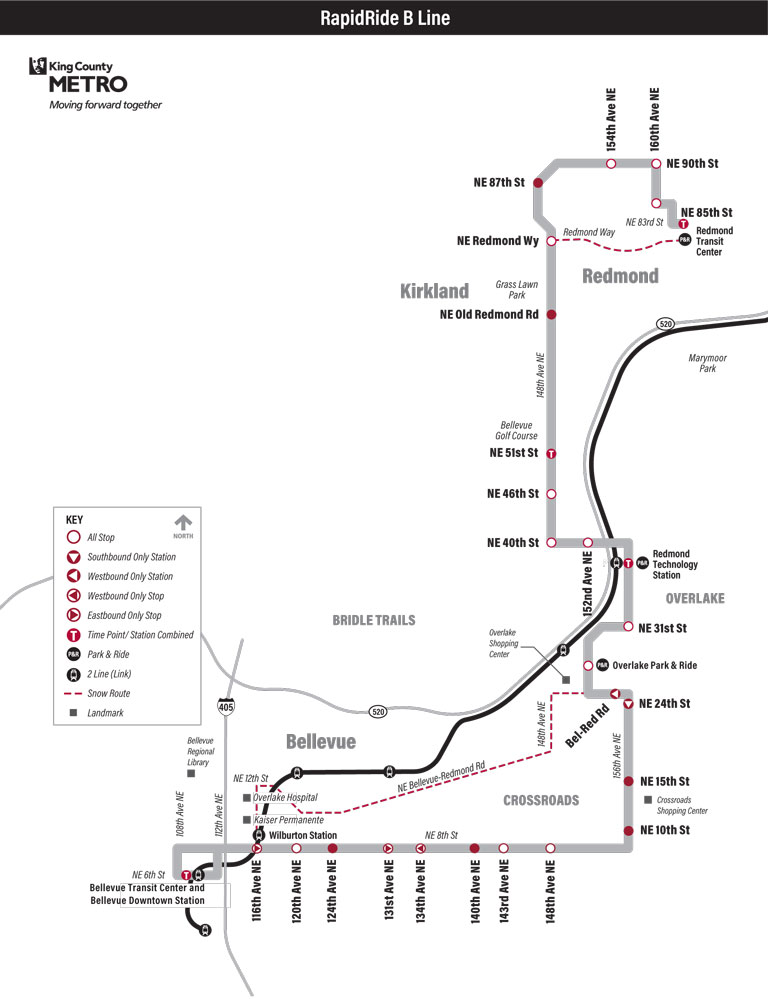 Snow routes - King County, Washington